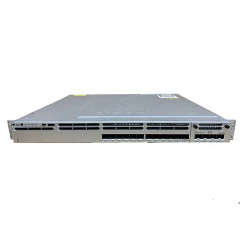 Switch De Fibra Optica Cisco 3850 12 Portas Sfp 1gb 12s S Com Fonte