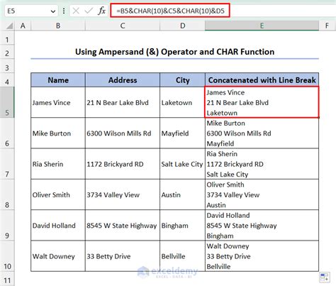 What Is The Keyboard Shortcut To Manually Add Line Break In Excel ExcelDemy