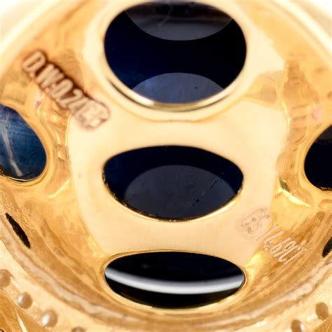 Gyűrű 14 Kt Sárga Arany 14 94ct Tw Zafír Turmalin Catawiki