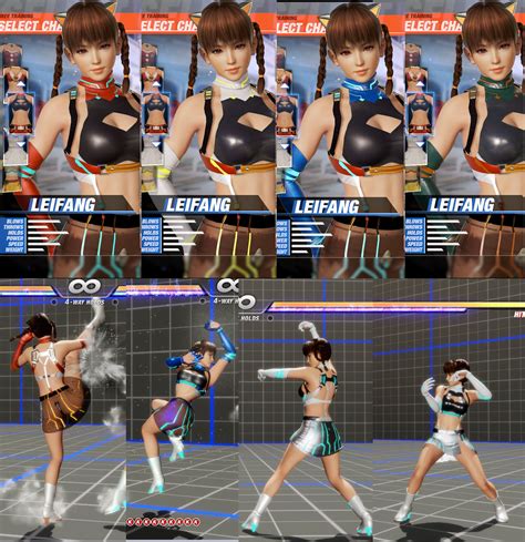 Mod Lei Sci Fi Suit Sexy Skirt Color Combination Pack Dead Or Alive