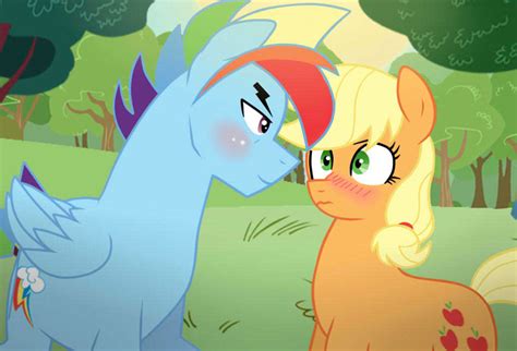 Mlp Rainbow Blitz And Applejack