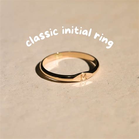 Initial Ring Artofit