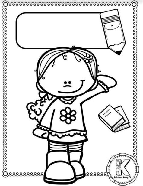 Preescolar Portada Hojas Trimestre Trabajos Tareas Colorear Portadas