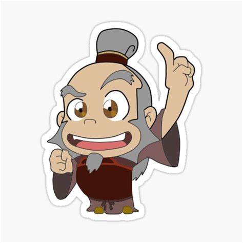Chibi Iroh Sticker By Avataryangchen Redbubble