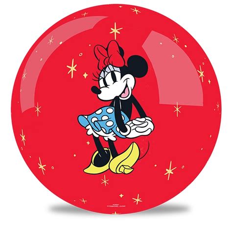 Disney Character Minnie Mouse Bowling Ball Polyester Spare Ball Drillible
