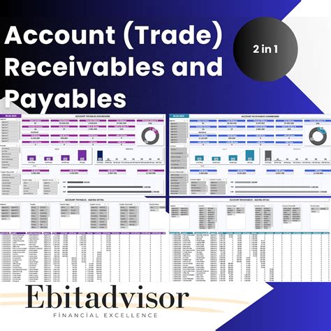 Account Receivables And Payables Tracker 2 In 1 Etsy
