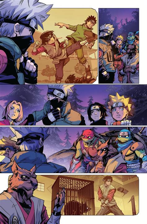 Slideshow Teenage Mutant Ninja Turtles X Naruto 2 Preview Gallery