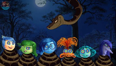 Kaa Hypnotizes The Inside Out Girls By Marybethmaria1423 On Deviantart