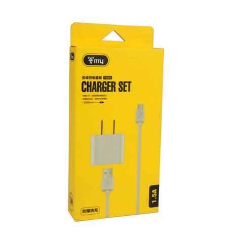 Custom Design Charger Packaging Box With Hanging Usb Cable Box Packaging Suppliers And