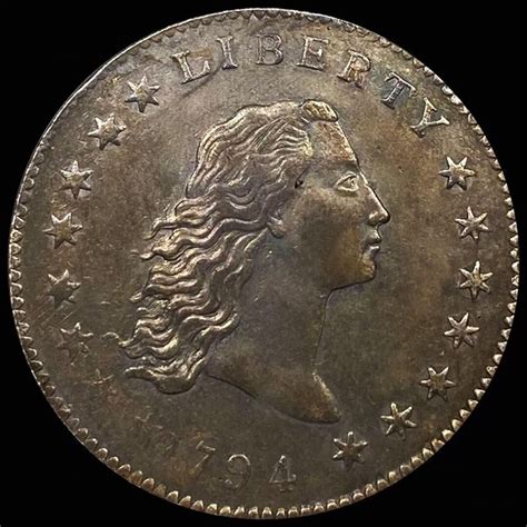 1794 Flowing Hair Silver Dollar Choice Au