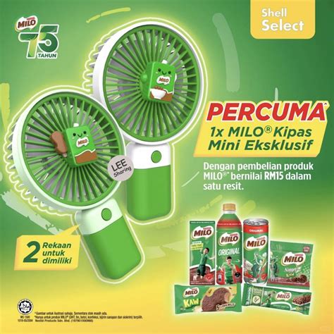 在shell 购买milo 产品，免费送milo 迷你风扇！ Leesharing