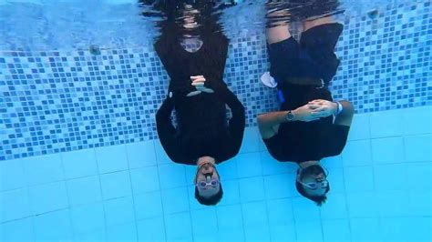 Upside Down Underwater Breathold Upside Down Underwater Breathold