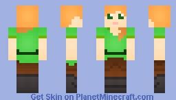 Alex Cute Minecraft Skin