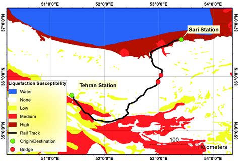 Liquefaction Susceptibility Map Of The Current Studied Region