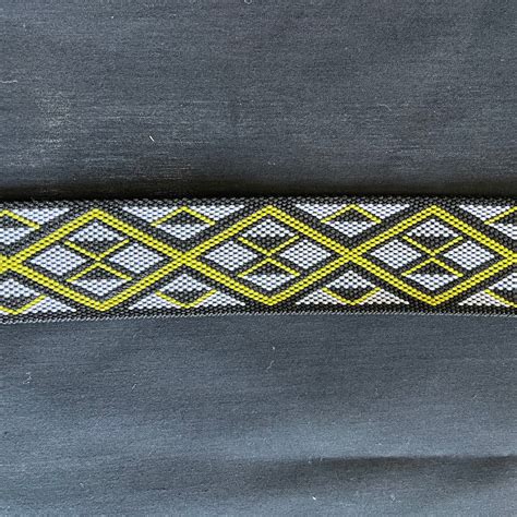 Yellow And Black Taniko Band Taniko Patterns An Eye 4 Art