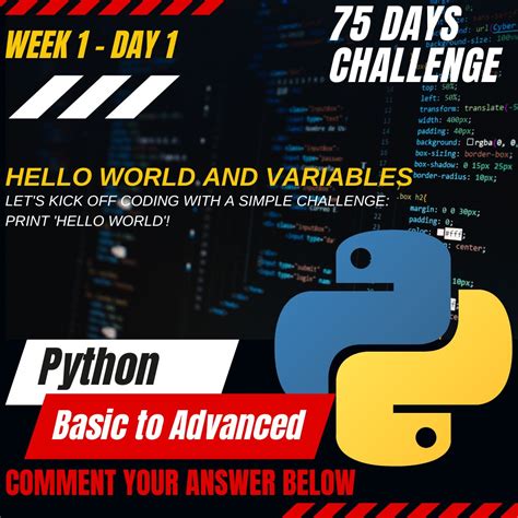 Python Challenge 75days Newgrad Entrylevel Programming Learning Skills Graduation