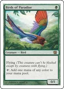 Magic The Gathering 8th Edition Single Card Rare Birds Of Paradise 233