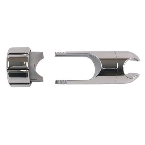 Chrome Straight Riser Bracket For 32mm Tubes Convert Your Grab Rail