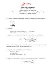 HW Solution Pdf Homework Assignment Review Of Basic Circuits ECEN Circuits As Systems