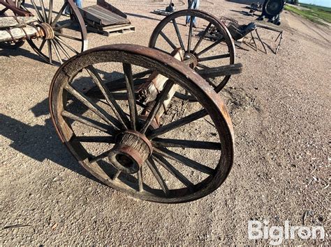Antique Wood Wagon Running Gear Assemblies Bigiron Auctions