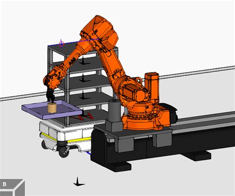 simulate mobile robots course layout configuration visual