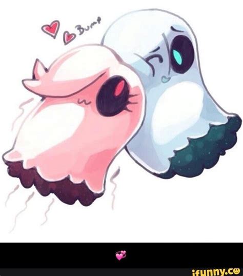 Ut Fanart Napstablook And Hapstablook The Ghost Cousins Chibi