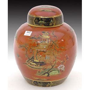 Carlton Ware Chinaland Ginger Jar And Cover Circa 1927 Carlton Ware