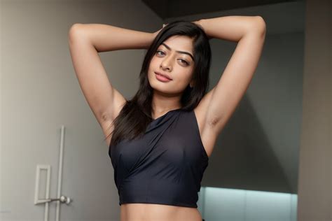 Busty Rashmika Taking A Selfie Image Created By User