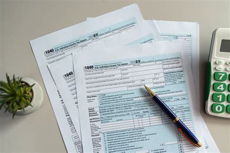 2024 Blank Us Individual Income Tax Return And A Calculator Business