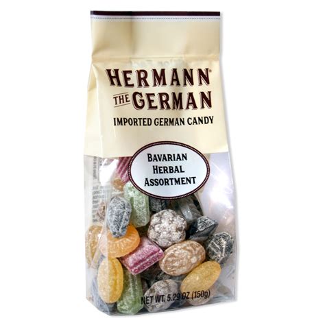 Hermann The German Hard Candy Bavarian Herbal Assortment Open House Imports