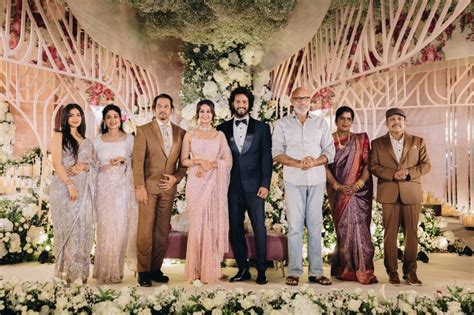 Actor Umapathy Weds Actress Aishwarya Wedding Reception Stills Behind Frames
