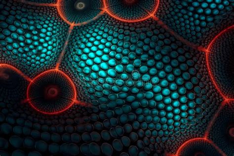 nanotechnology structure of hexagonal nano material macro abstract