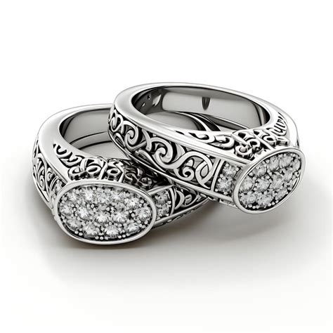 Premium Ai Image Freshman Class Rings 2d Flat Vector Style 69 Silver