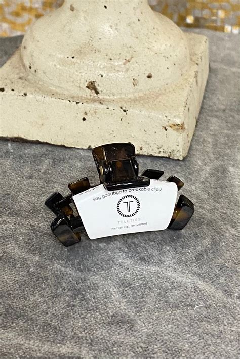 Teleties Classic Tortoise Claw Hair Clip Boutique Tallulah