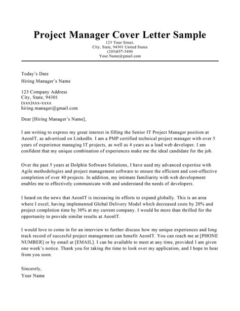 Constructing A Cover Letter