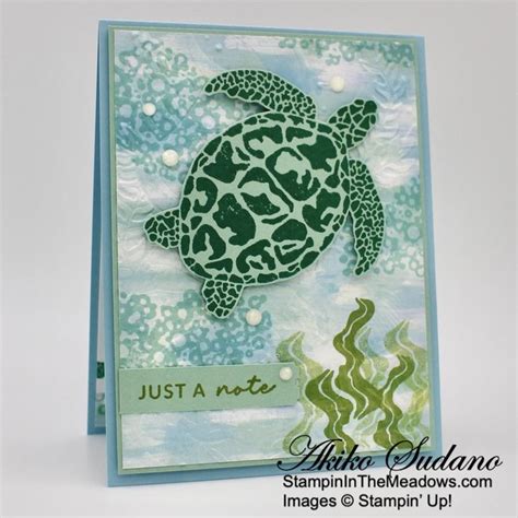 60 Stampin Up Sea Turtle Ideas In 2025 Stampin Up Sea Turtle Turtle