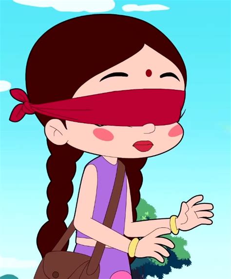 Chutki Blindfolded By Heroman655 On Deviantart