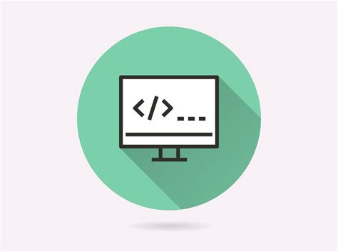 Programming Screen Icon For Graphic And Web Design 12990928 Vector Art At Vecteezy