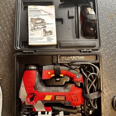 Craftsman Professional 2 In 1 Scrolling Sabre Saw 32027245 W Case