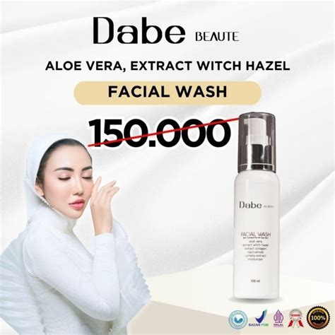 Jual Dabe Beaute Facial Wash 100ml Shopee Indonesia