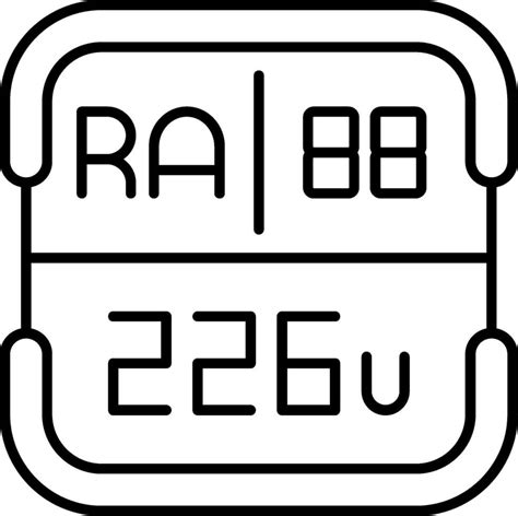 radium periodic table element 48945371 vector art at vecteezy
