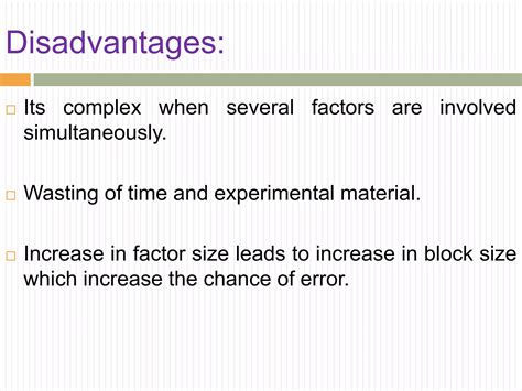 Factorial Design Optimization Techniques Pptx