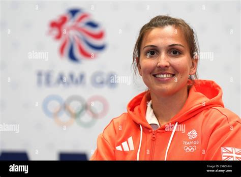 Rowan Mckellar During A Team Gb Kitting Out Session Ahead Of The 2024