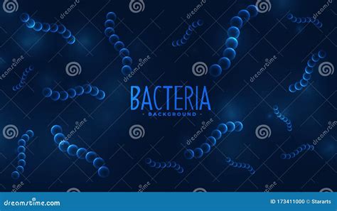 Worm Shape Bacteria Or Virus Infection Background Stock Vector Illustration Of Healthcare