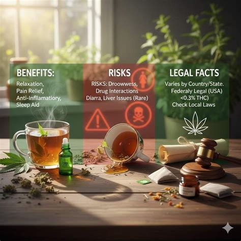 Cbd Tea Benefits Risks And Legal Facts Trendyopedia