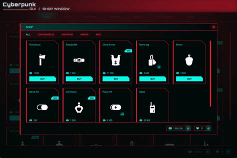 Cyberpunk Gui Ui Kit Over 1300 Png Editable Sources