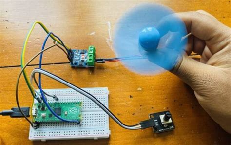 Dc Motor Fan Speed Controller With Raspberry Pi Pico
