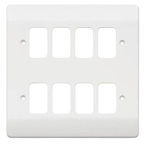 Mk Logic Plus 8 Module Faceplate