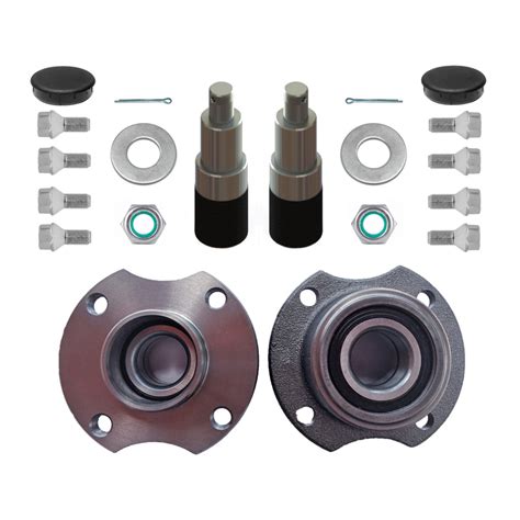 Kit Conjunto Jogo Completo Cubos De Roda Rolamento Ponta De Eixo Modelo Vw Furação 4x100mm