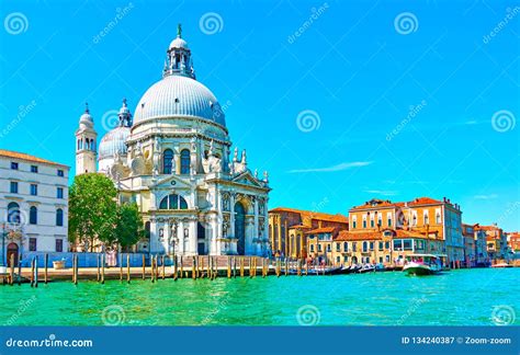 Santa Maria Della Salute Church In Venice Stock Image Image Of Santa